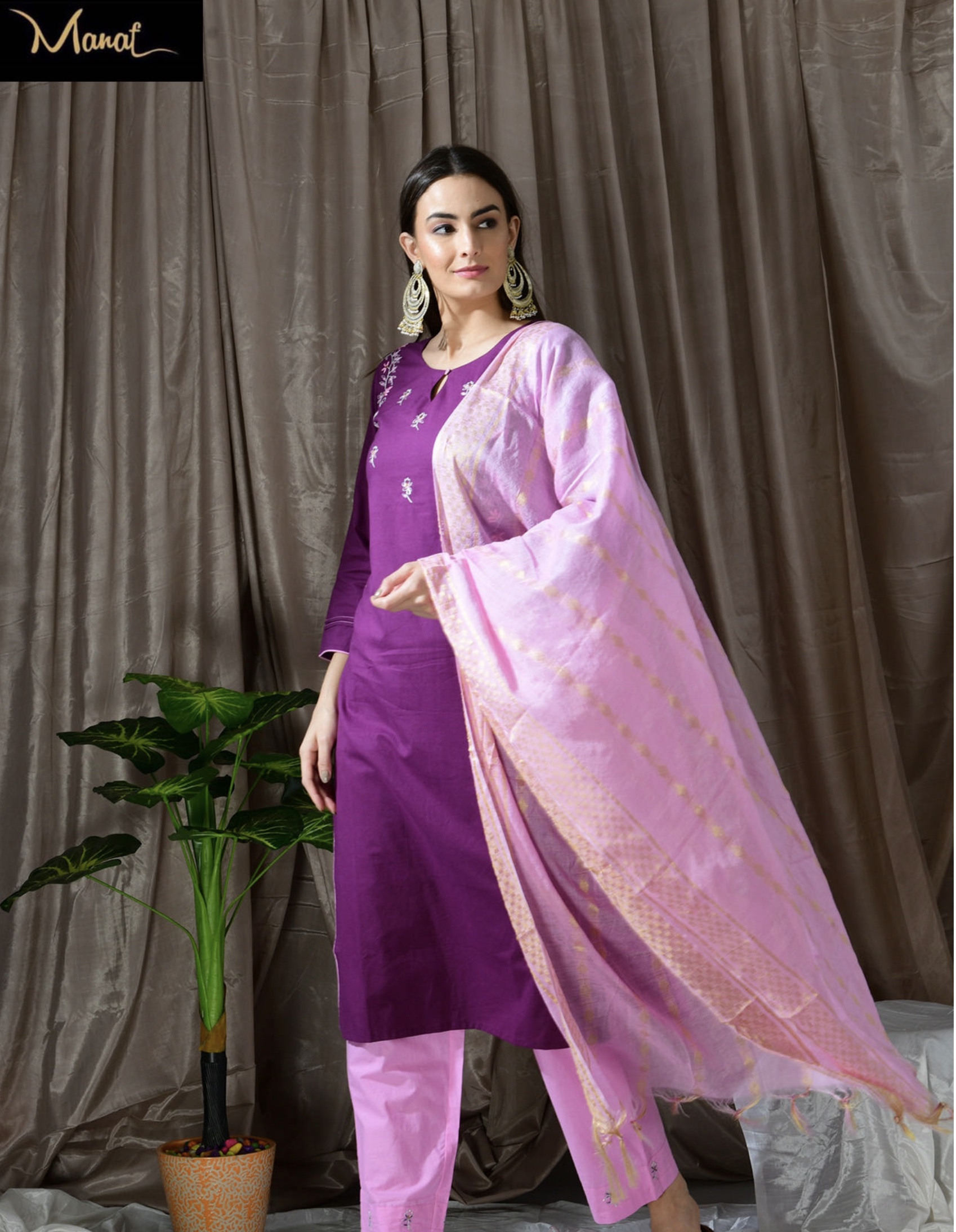 Manaf Embroidered Cotton – Mirass